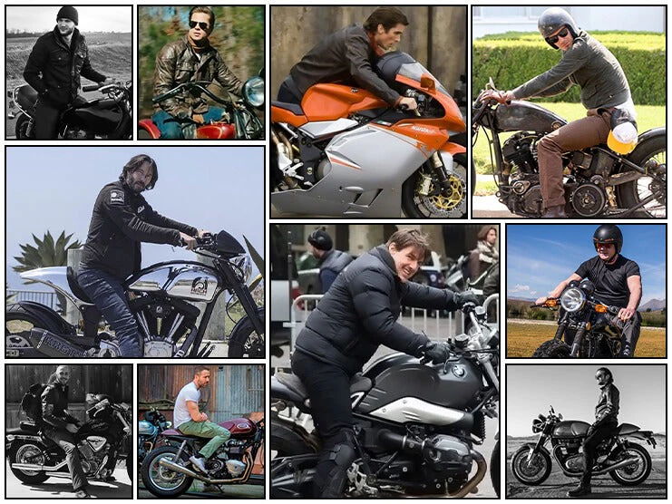 10 Famous Male Celebrities Who Ride Motorcycles - VikingBags