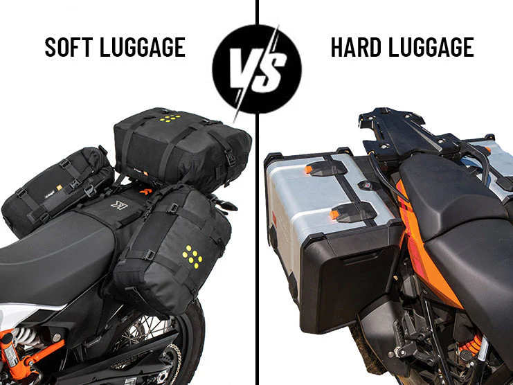 Hard vs. Soft Luggage Bags for Adventure Motorcycles - VikingBags