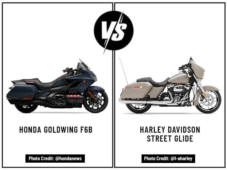 Honda Goldwing F6B vs Harley Davidson Street Glide - VikingBags