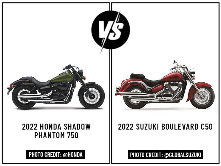 Honda Shadow Phantom 750 Vs. Suzuki Boulevard C50 - VikingBags