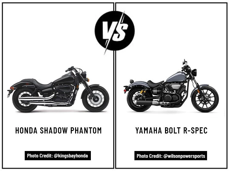 Honda Shadow Phantom 750 Vs. Yamaha Bolt R-Spec - VikingBags