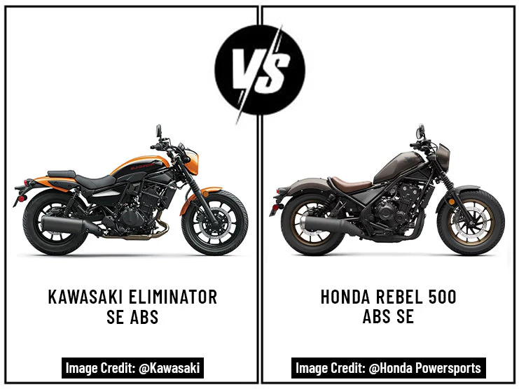 Kawasaki Eliminator SE ABS Vs. Honda Rebel 500 ABS SE - VikingBags