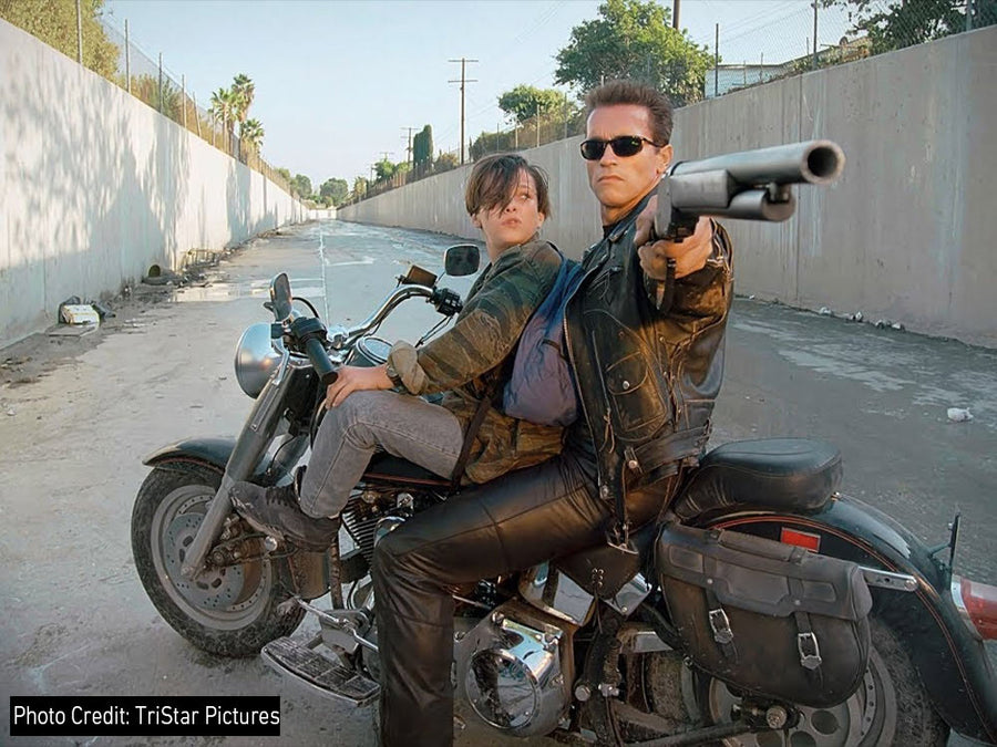 Motorcycles in Terminator 2: Beyond The Harley Fat Boy