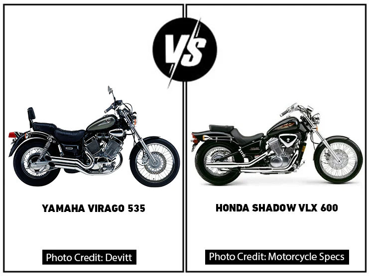 Yamaha Virago 535 Vs Honda Shadow VLX 600: Review & Comparison - VikingBags