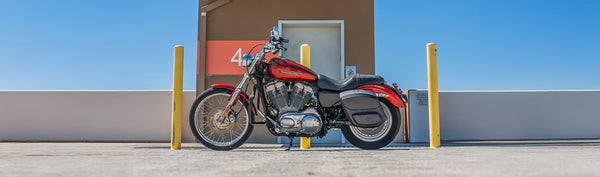 Harley Davidson Sportster Custom 883 XL883C/XLH883C Saddlebags - Viking ...