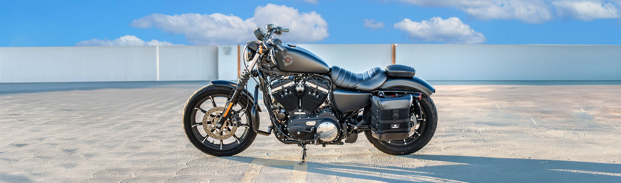 Harley Davidson Sportster Iron 883 XL883N Saddlebags - Viking Bags USA