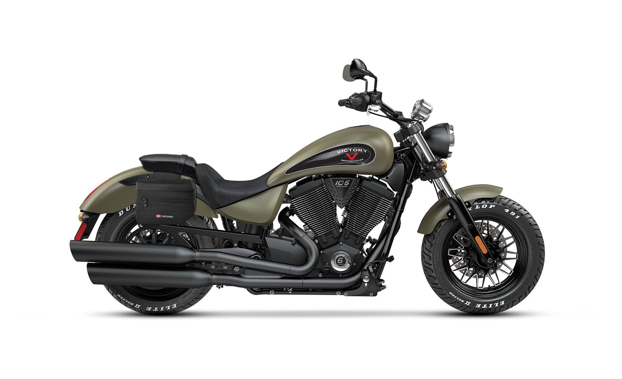 Viking 14L Patriot Small Victory Gunner Motorcycle Throw Over Saddlebags
