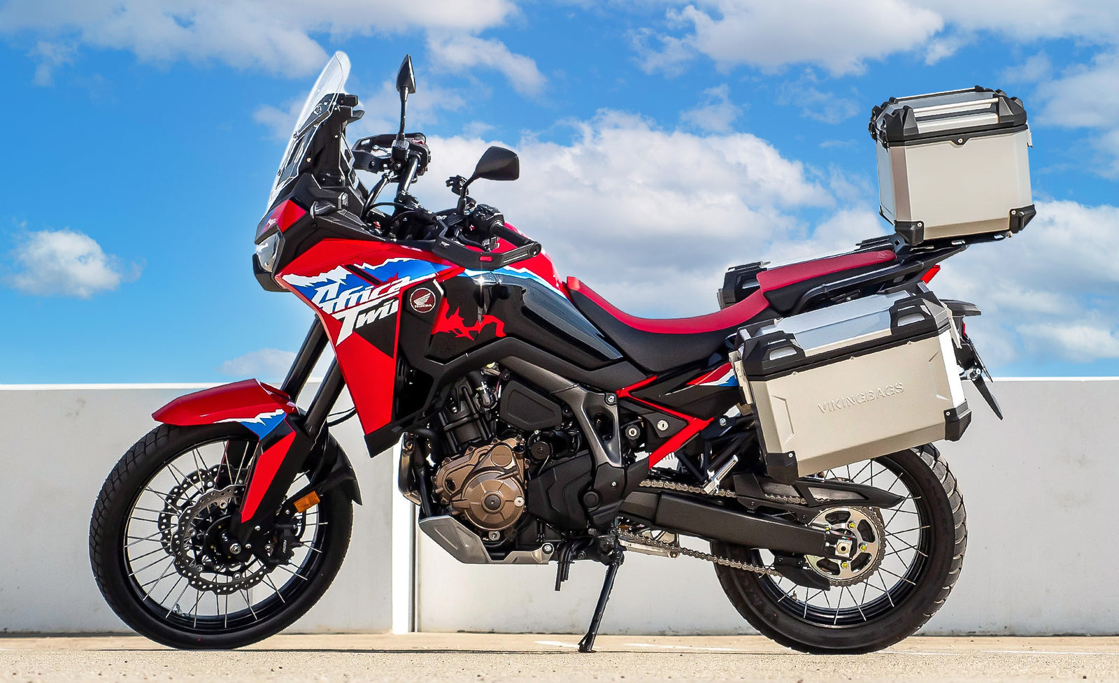 Viking Apex 38L Silver Extra Large Honda CRF1100L Africa Twin/ADV ...