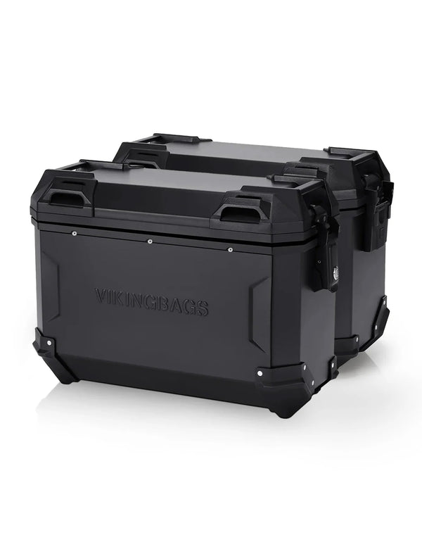 Viking Apex 45L Black XL BMW R 1300 GS Motorcycle Aluminum Side Cases