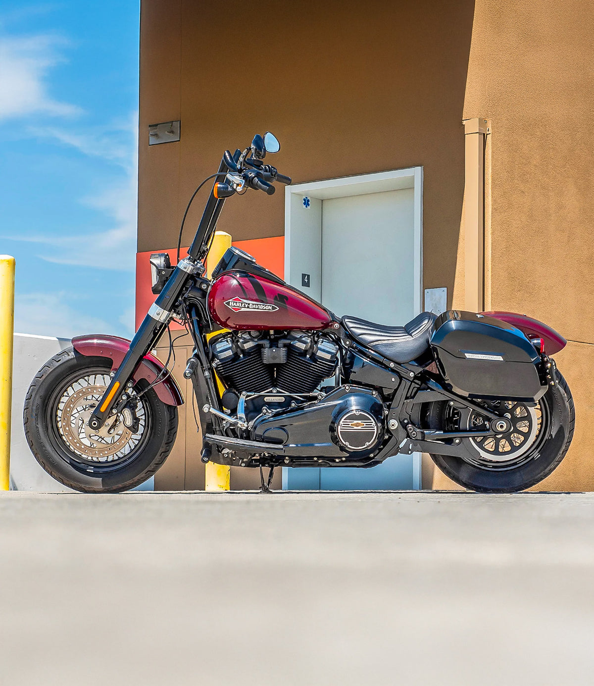 Harley Davidson Softail Slim FLSL Saddle Bags - Viking Bags USA