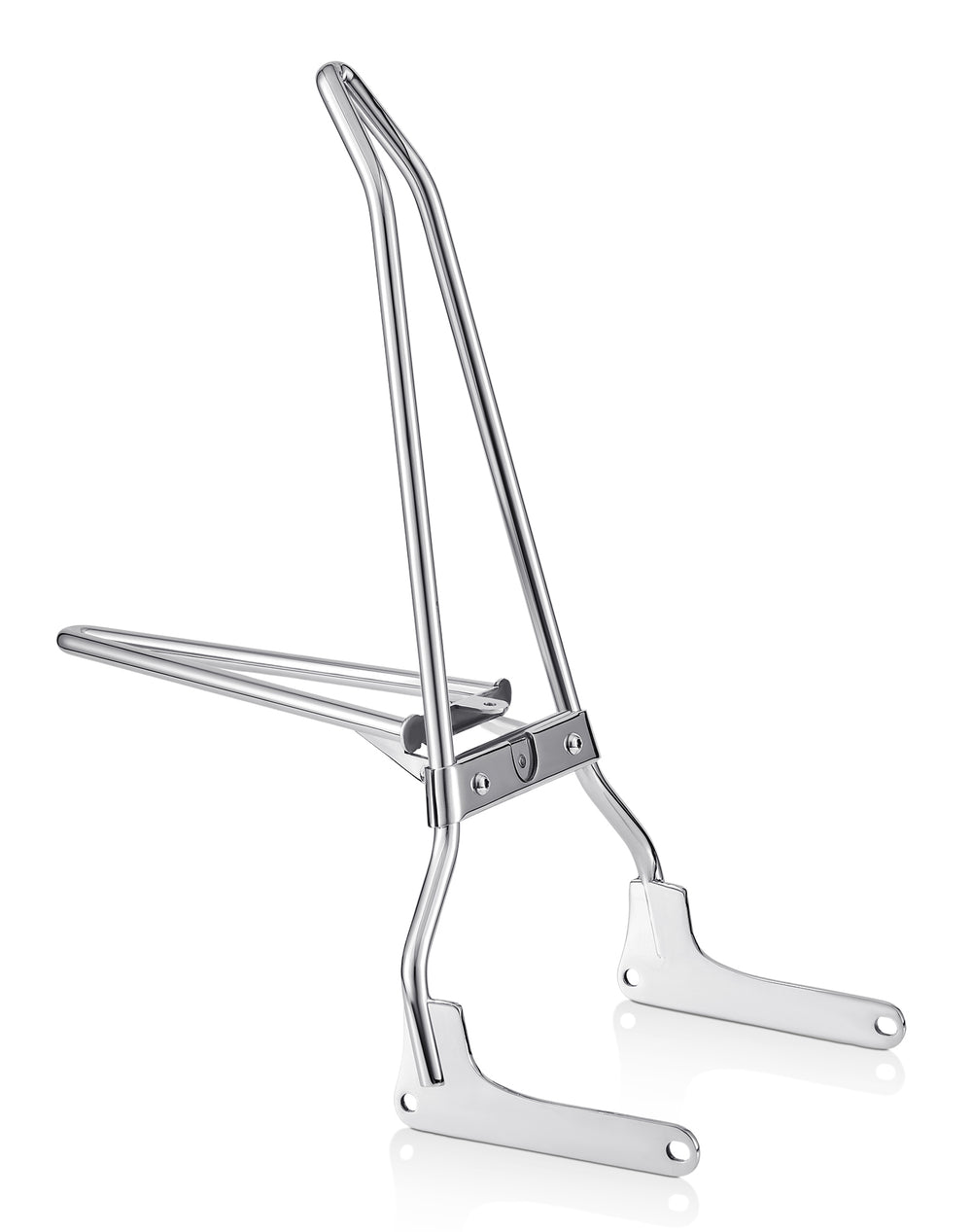 Viking Iron Born Blade 25" Sissy Bar w/ Foldable Luggage Rack for ...