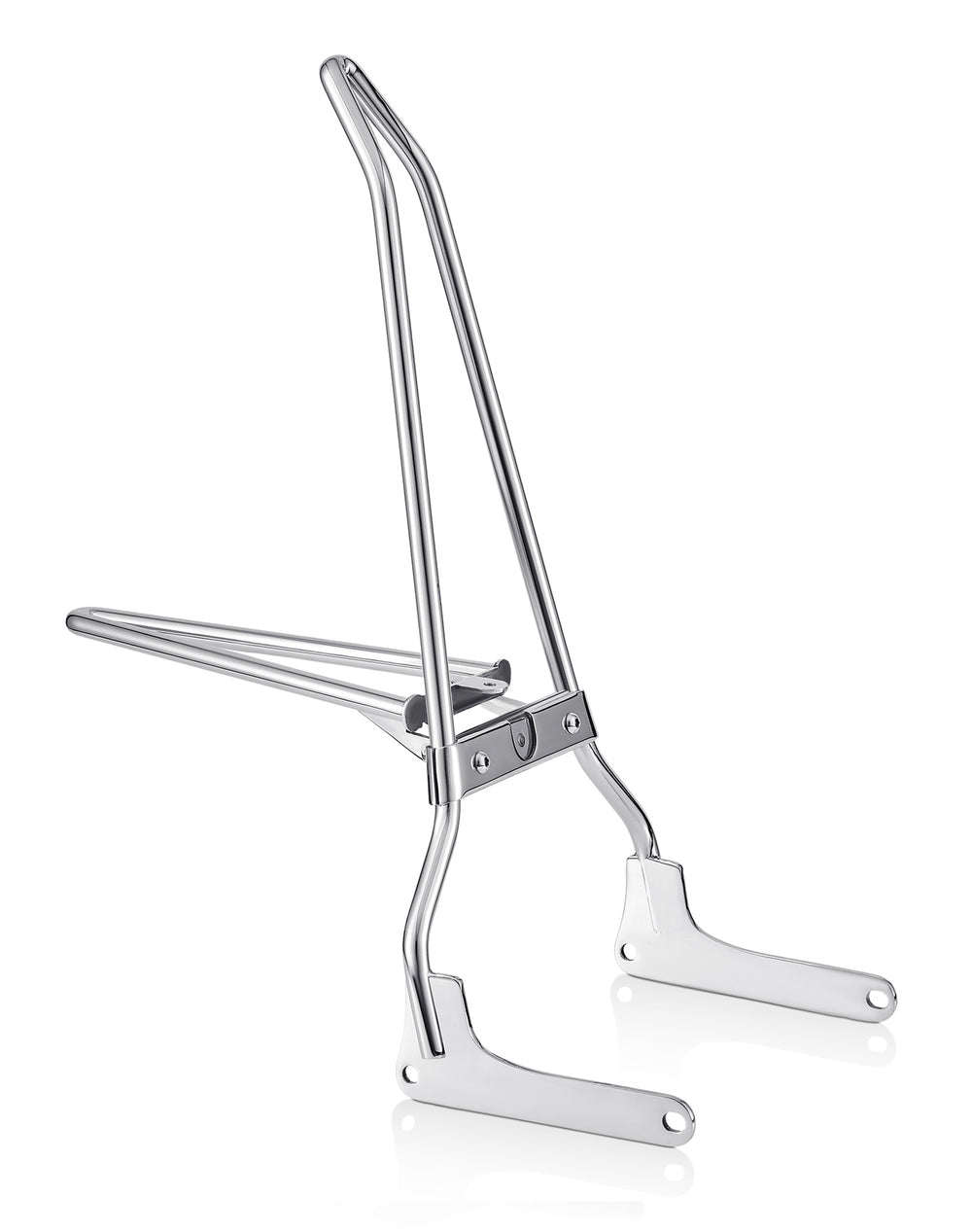 Viking Iron Born Blade 25" Sissy Bar w/ Foldable Luggage Rack for ...