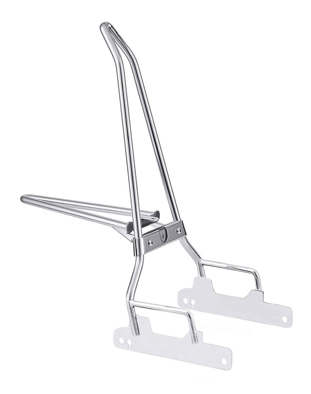 Viking Iron Born Blade 25" Sissy Bar with Foldable Luggage Rack for ...