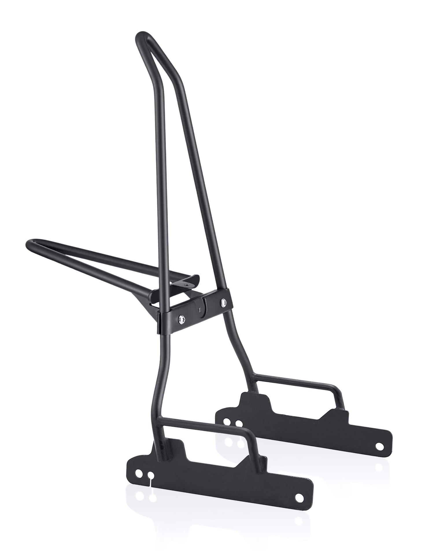 Viking Iron Born Blade Matte Black 25" Sissy Bar w/ Foldable Luggage Rack for Dyna Low Rider FXDL