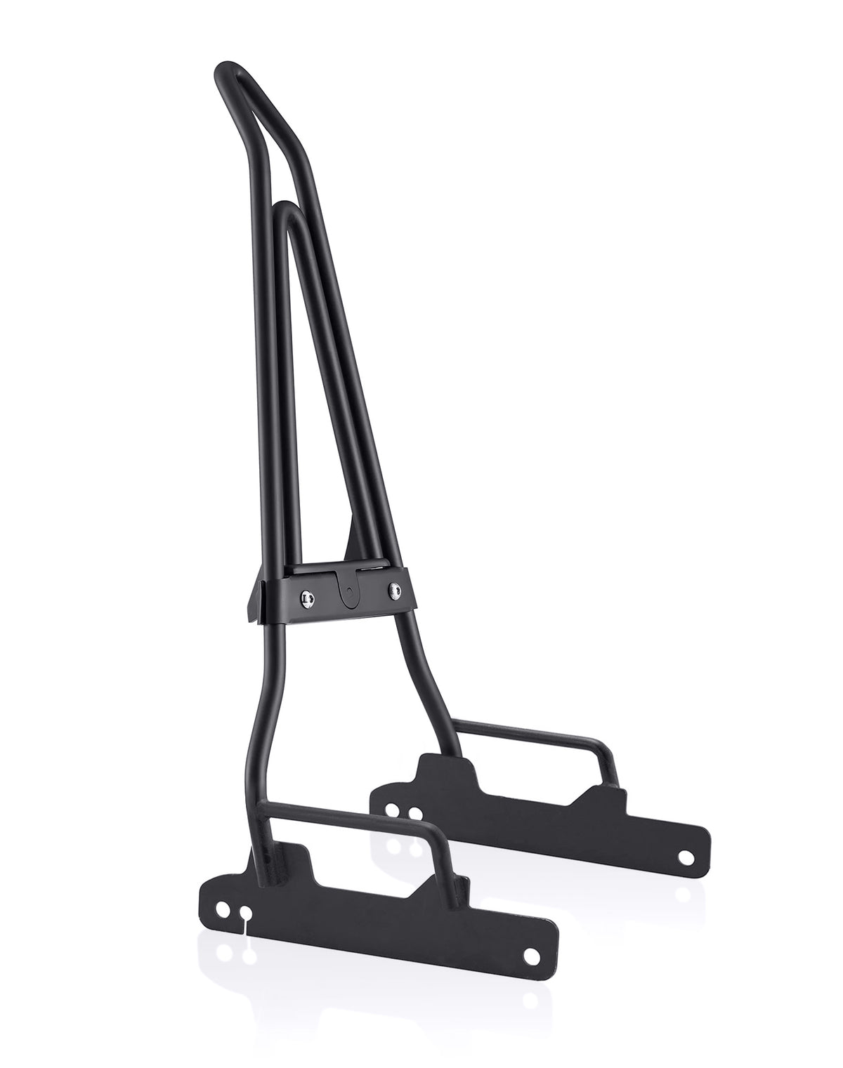 Viking Iron Born Blade Matte Black 25" Sissy Bar w/ Foldable Luggage ...