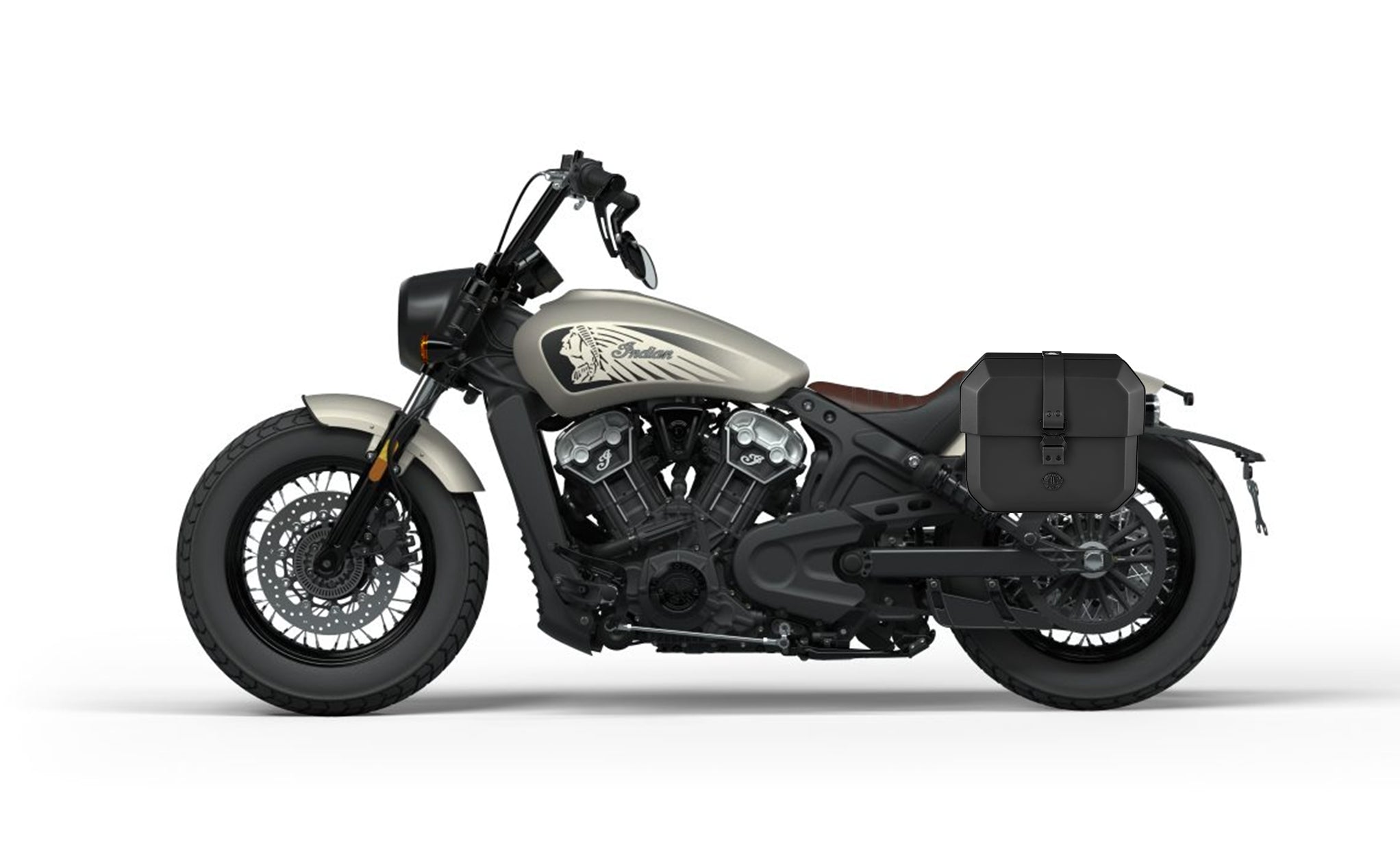 Indian Scout Bobber Twenty Motorcycle Saddlebags - Viking Bags