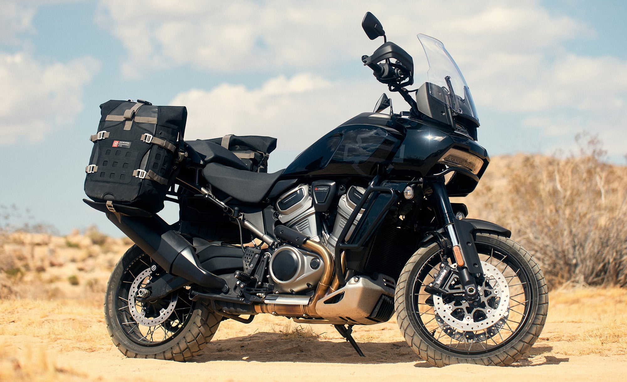 Viking 50L Apex Adventure Touring Panniers for Harley Pan America RA1250/S