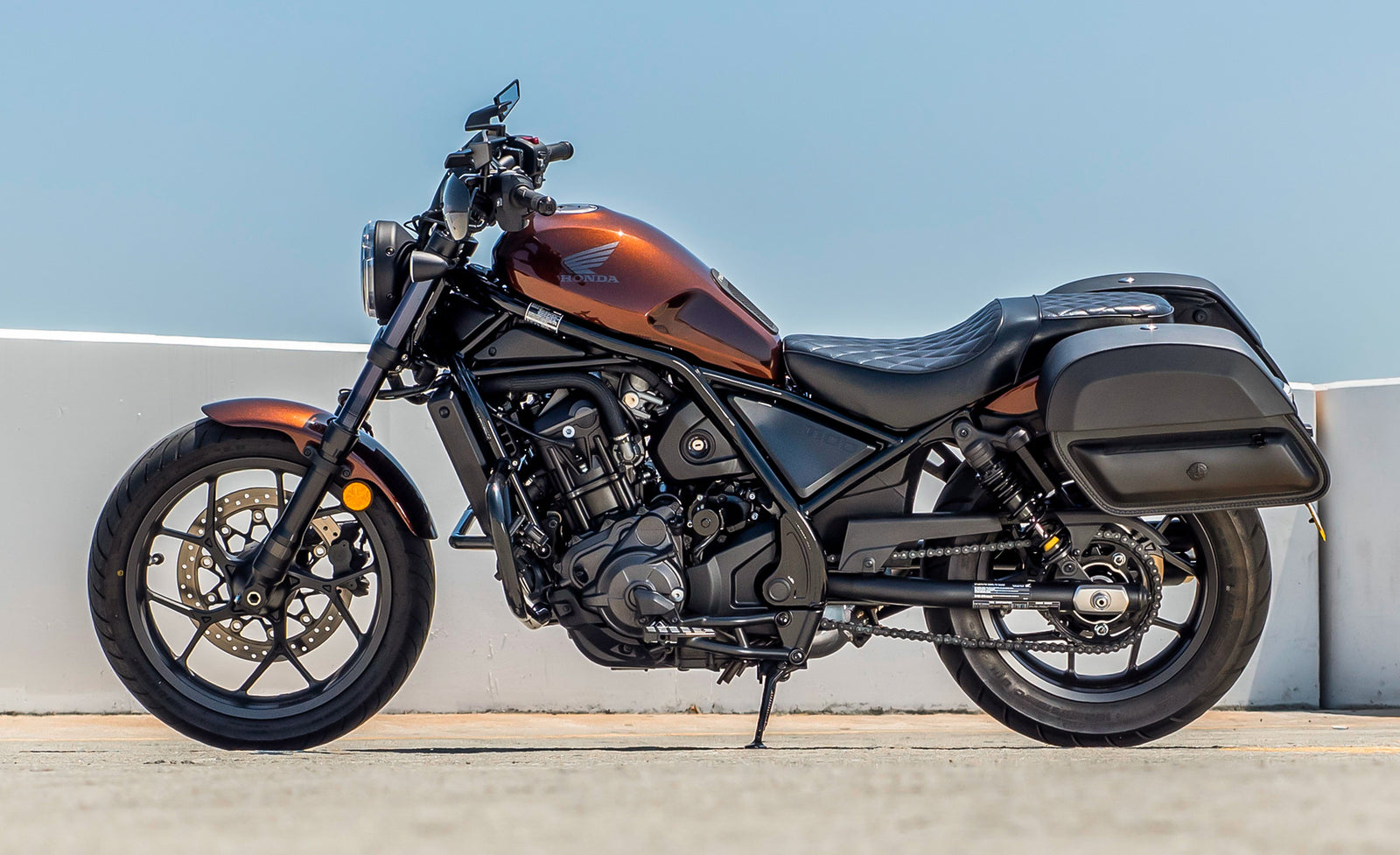 Viking 28L Pantheon Medium Quick Mount Honda Rebel 1100 Motorcycle ...