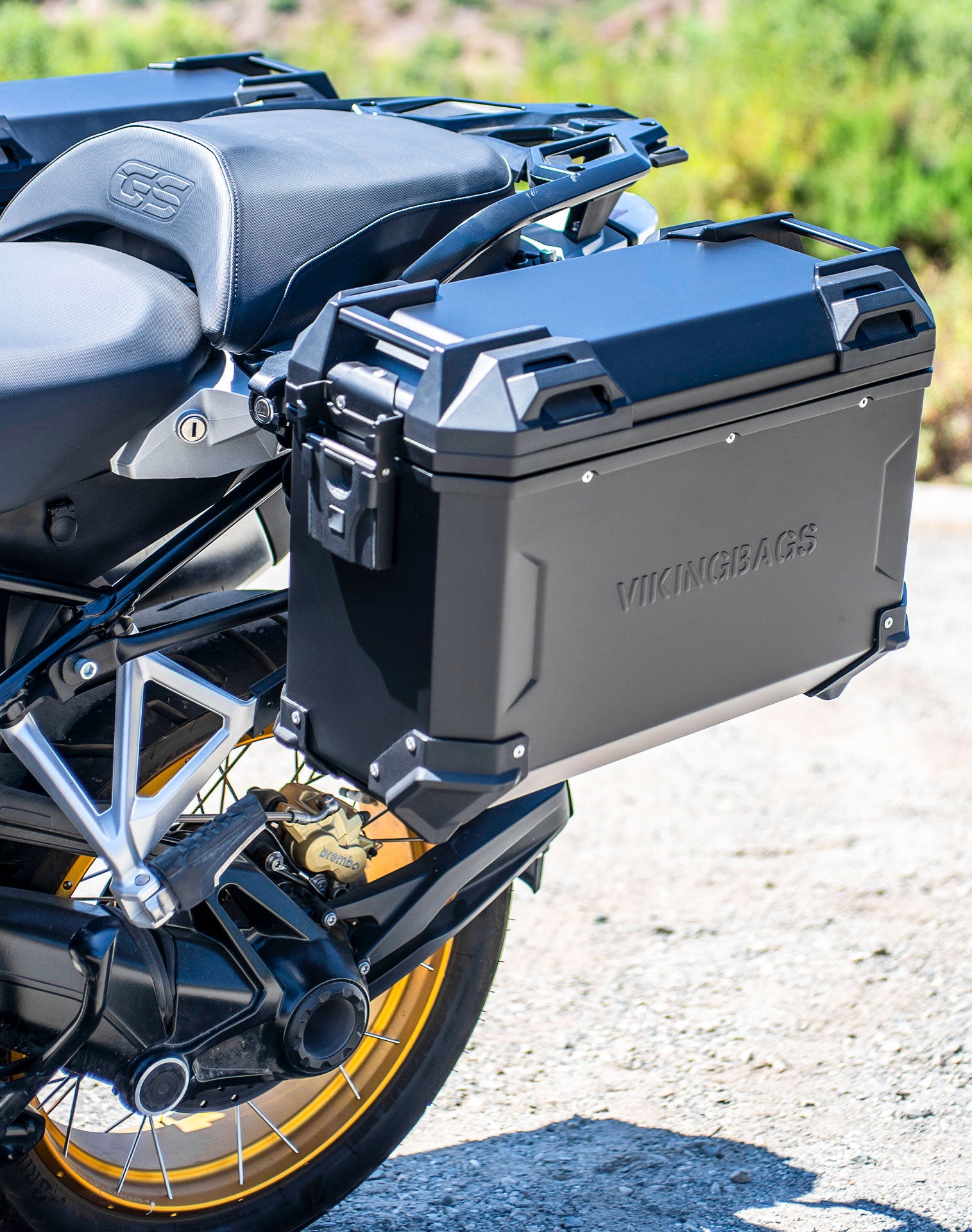 Viking Apex Black XL BMW R 1250 GS Motorcycle Aluminum Side Cases