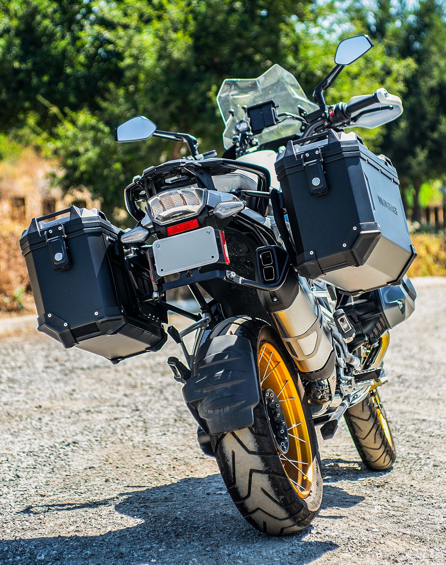 Viking Apex Black XL BMW R 1250 GS Motorcycle Aluminum Side Cases