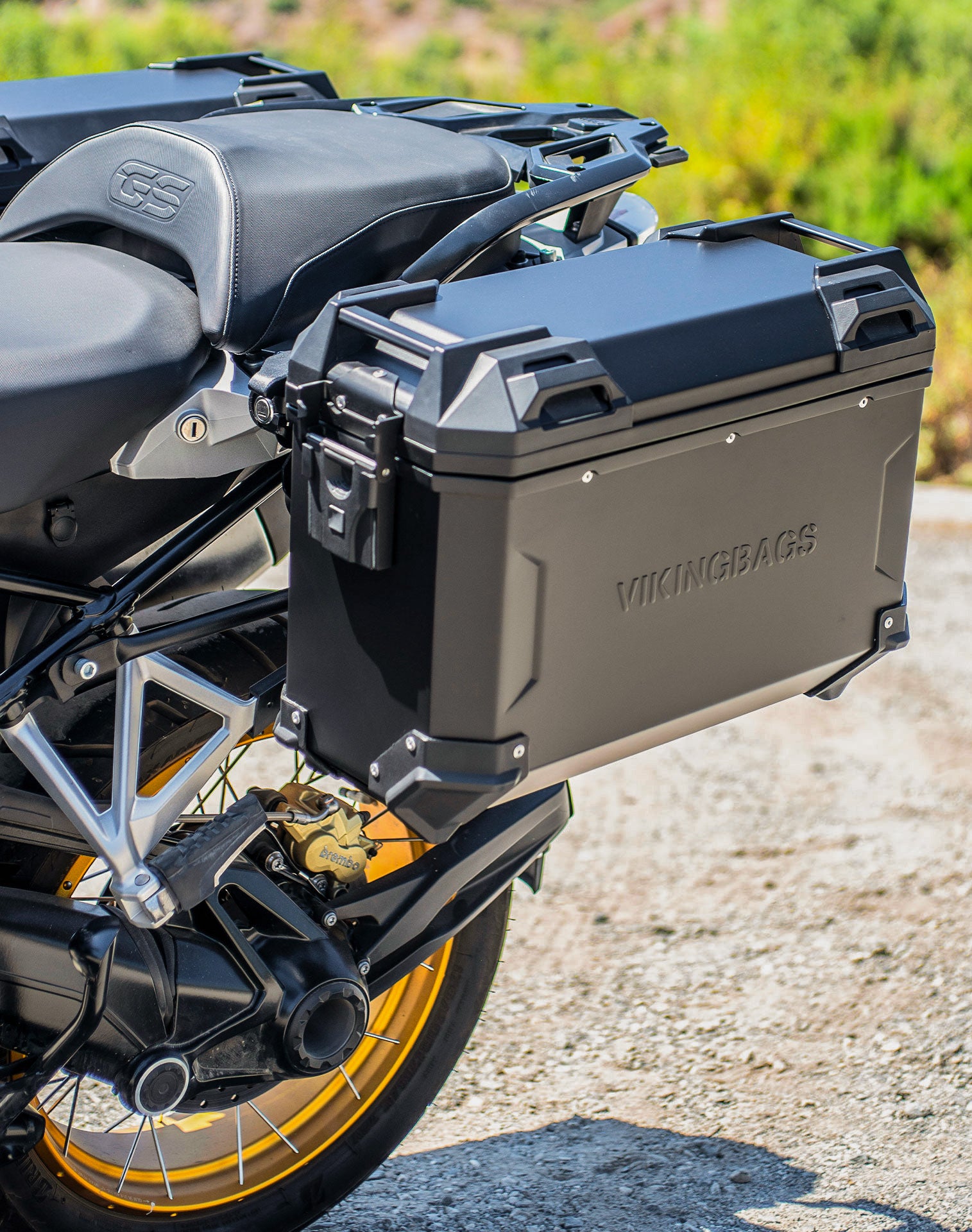 Viking Apex Black XL BMW R 1250 GS Motorcycle Aluminum Side Cases