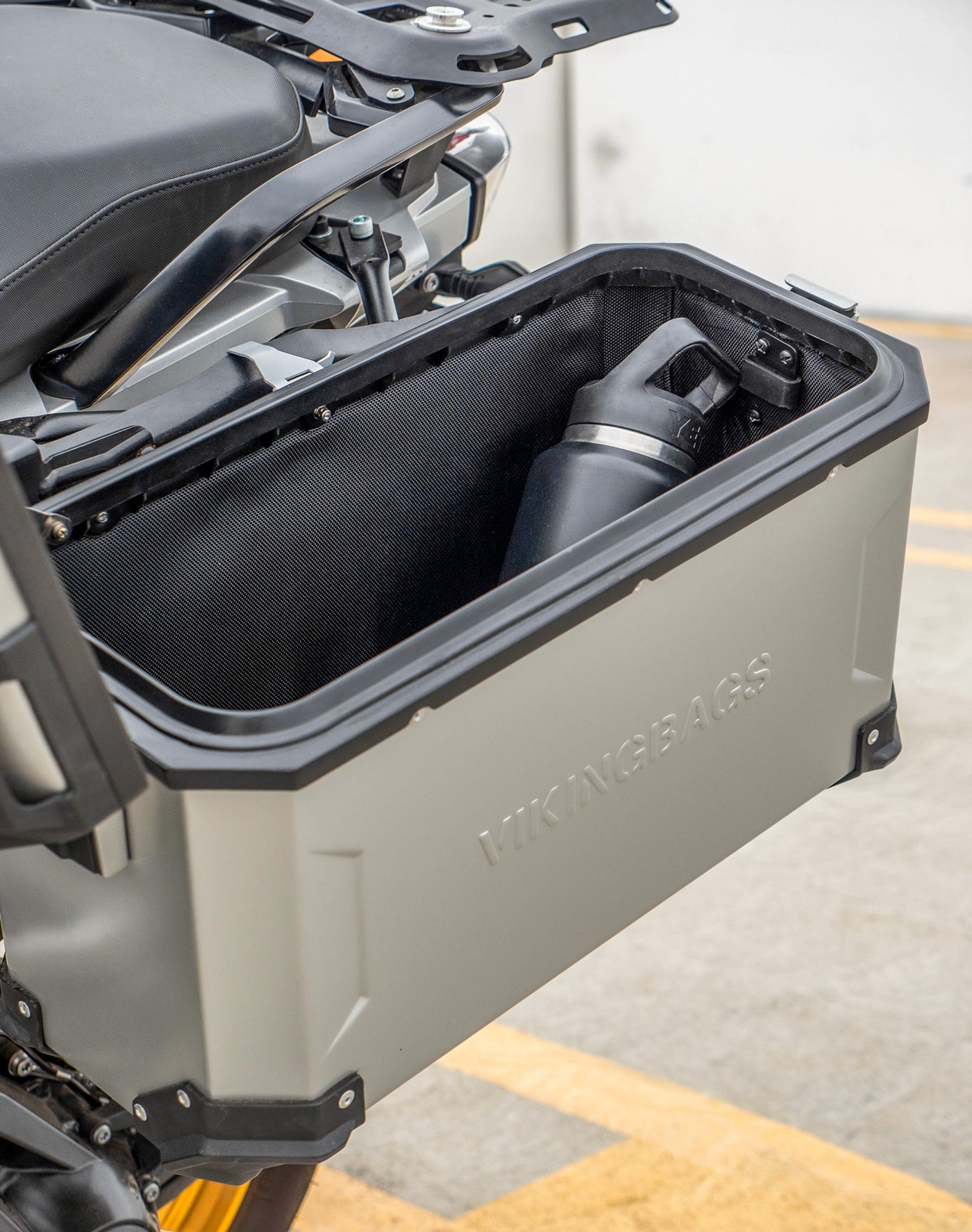 Viking Apex Silver XL BMW R 1250 GS Motorcycle Aluminum Side Cases