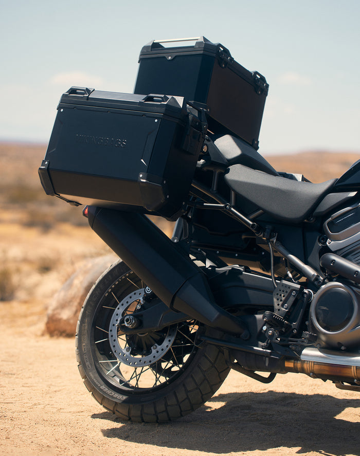 Viking Apex Extra Large Motorcycle Side Cases for Harley Pan America ...