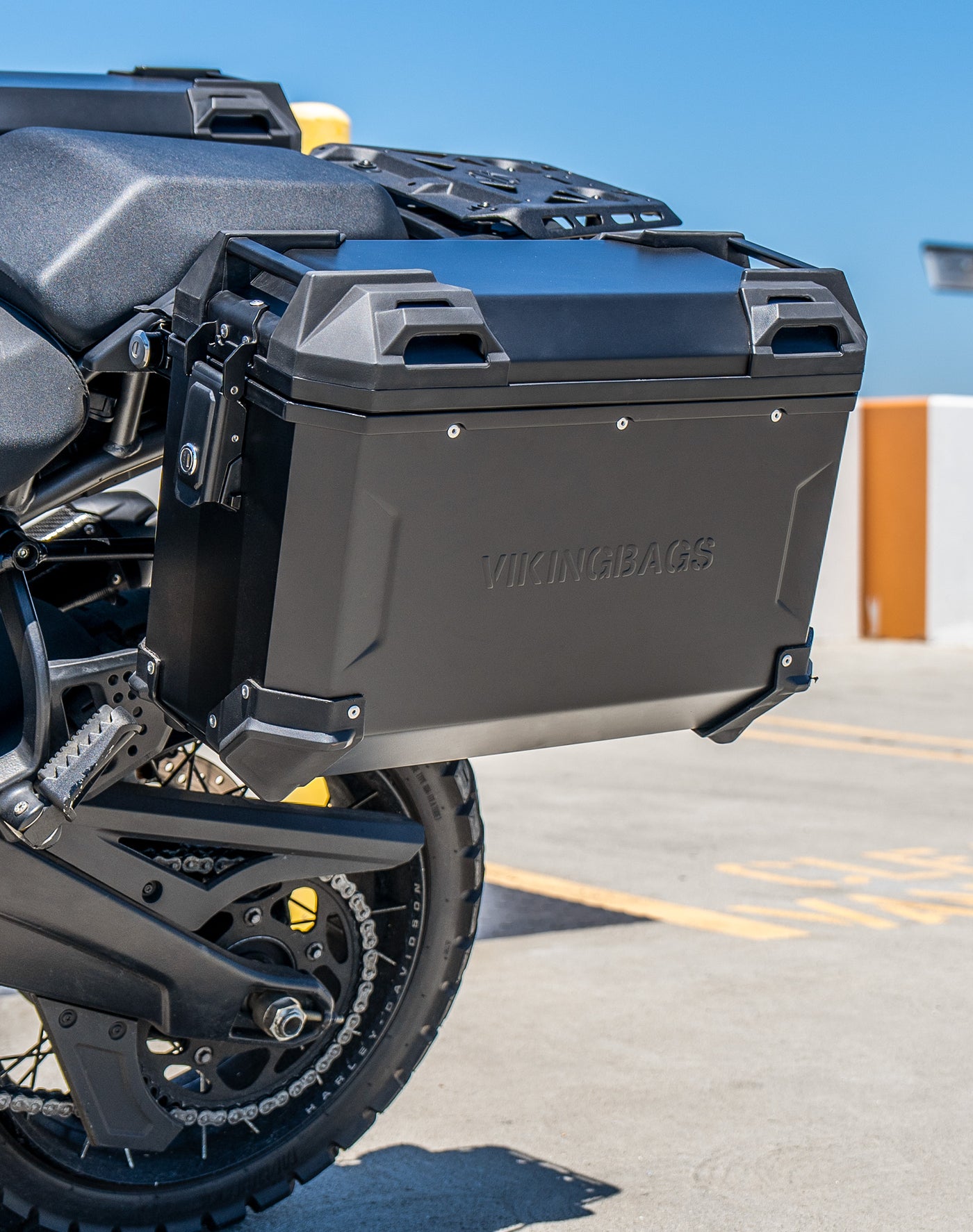 Viking Apex Extra Large Motorcycle Side Cases for Harley Pan America ...