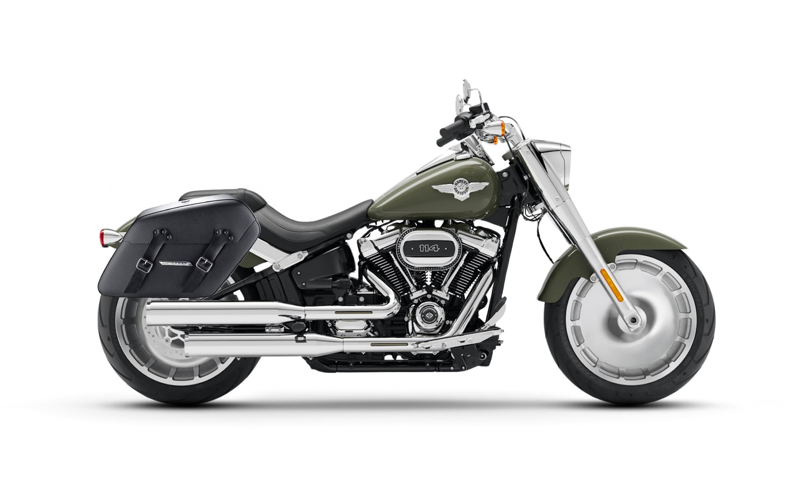 Harley Davidson Softail Fat Boy FLFB/S Saddle Bags - Viking Bags