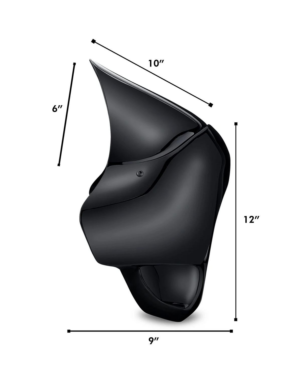 Viking New Derby Gloss Black Harley Sportster SuperLow Motorcycle Fairing