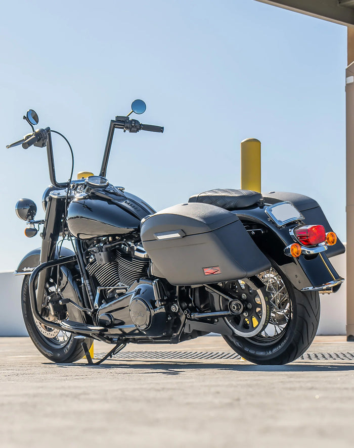 Viking 44L Lamellar Stallion Extra Large Harley Softail Heritage FLHC/S ...