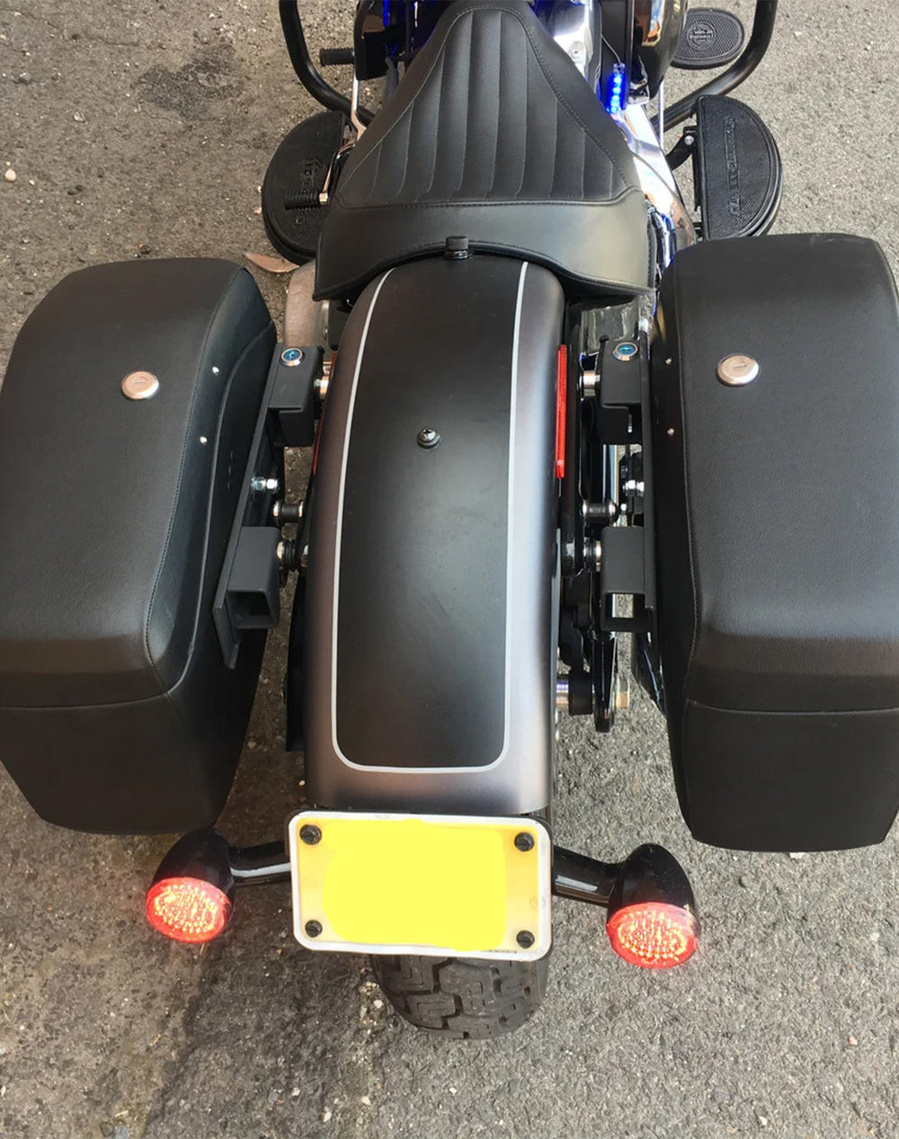 Buy Softail Slim License Plate and Turn Signal Relocation Kit - Vikingbags