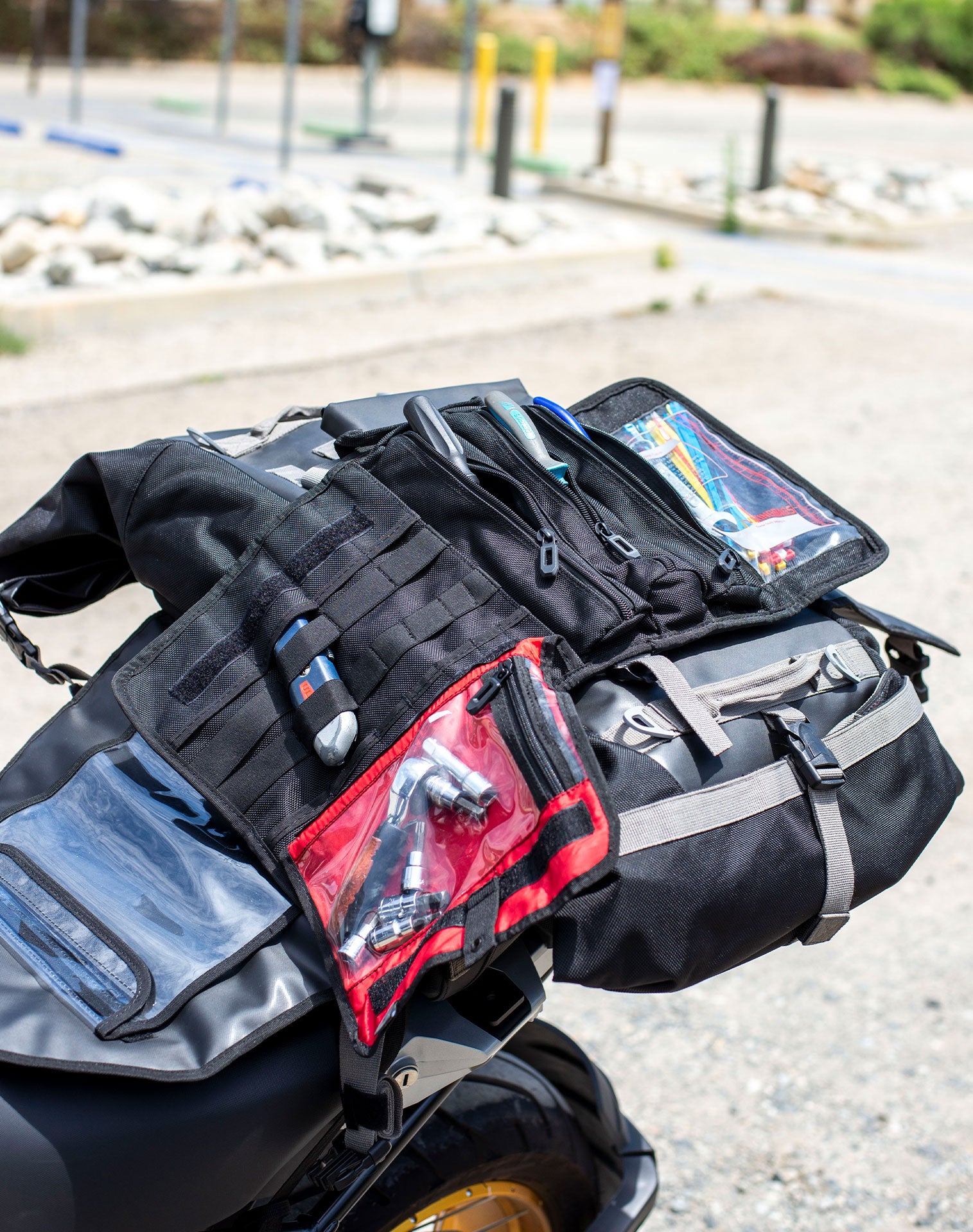 Viking Odyssey Adventure Touring Tool/Roll Bag w/ Rain Cover - VikingBags