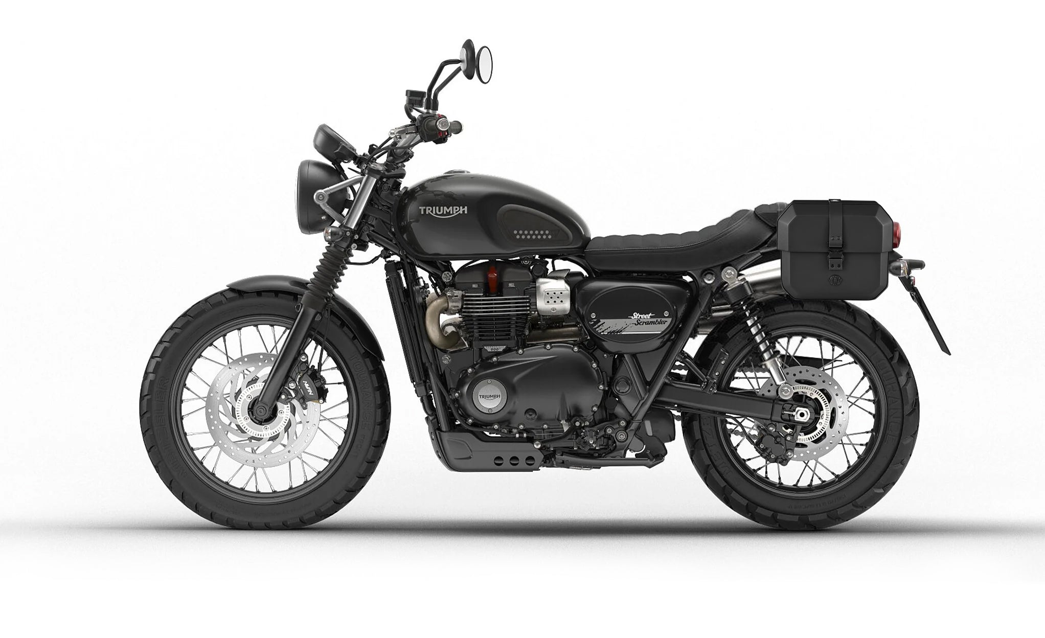 Viking Outlaw 10L Small Quick Mount Triumph Street Scrambler Hard Solo ...