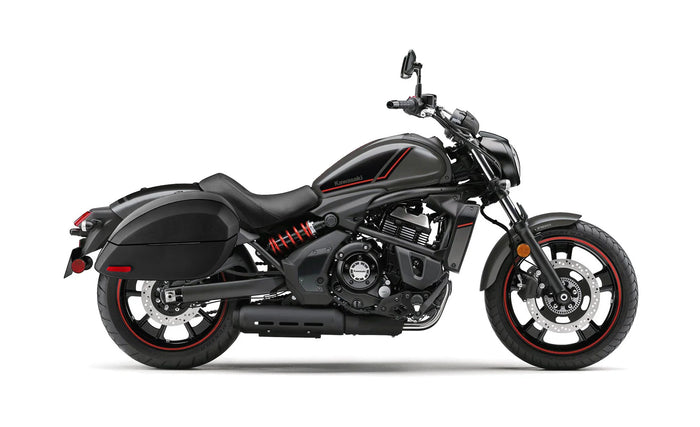 28L - Phantom Large Kawasaki Vulcan S VN650 Leather Wrapped Motorcycle
