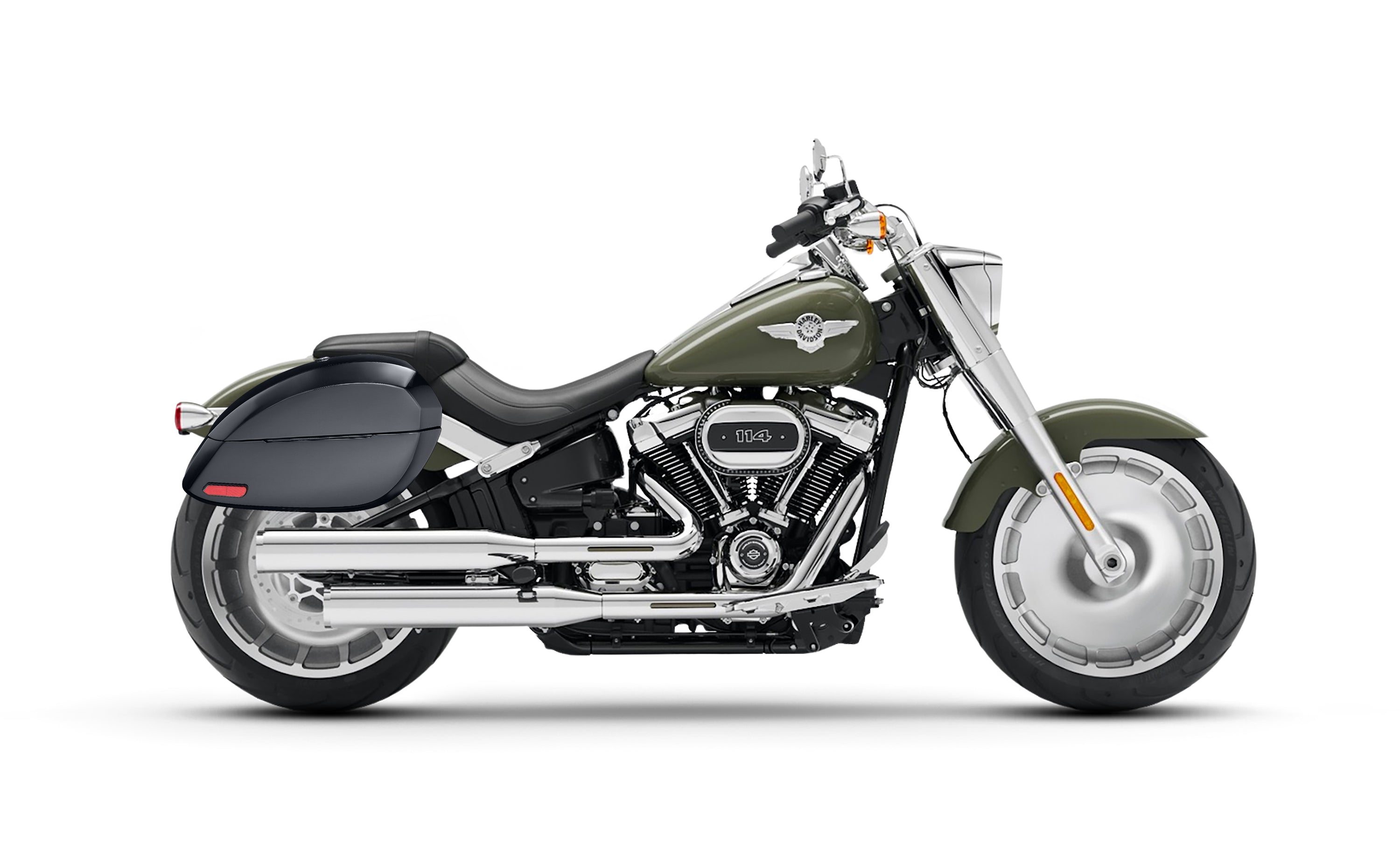 Viking 28L Phantom Large Harley Softail Fat Boy FLFB/S Painted ...