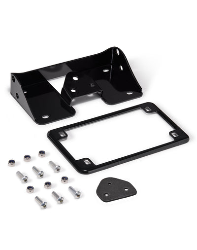 Harley Softail Fat Boy Turn Signal Relocation Kit Black - Viking Bags