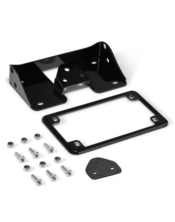 Harley Softail Fat Boy Turn Signal Relocation Kit Black - Viking Bags