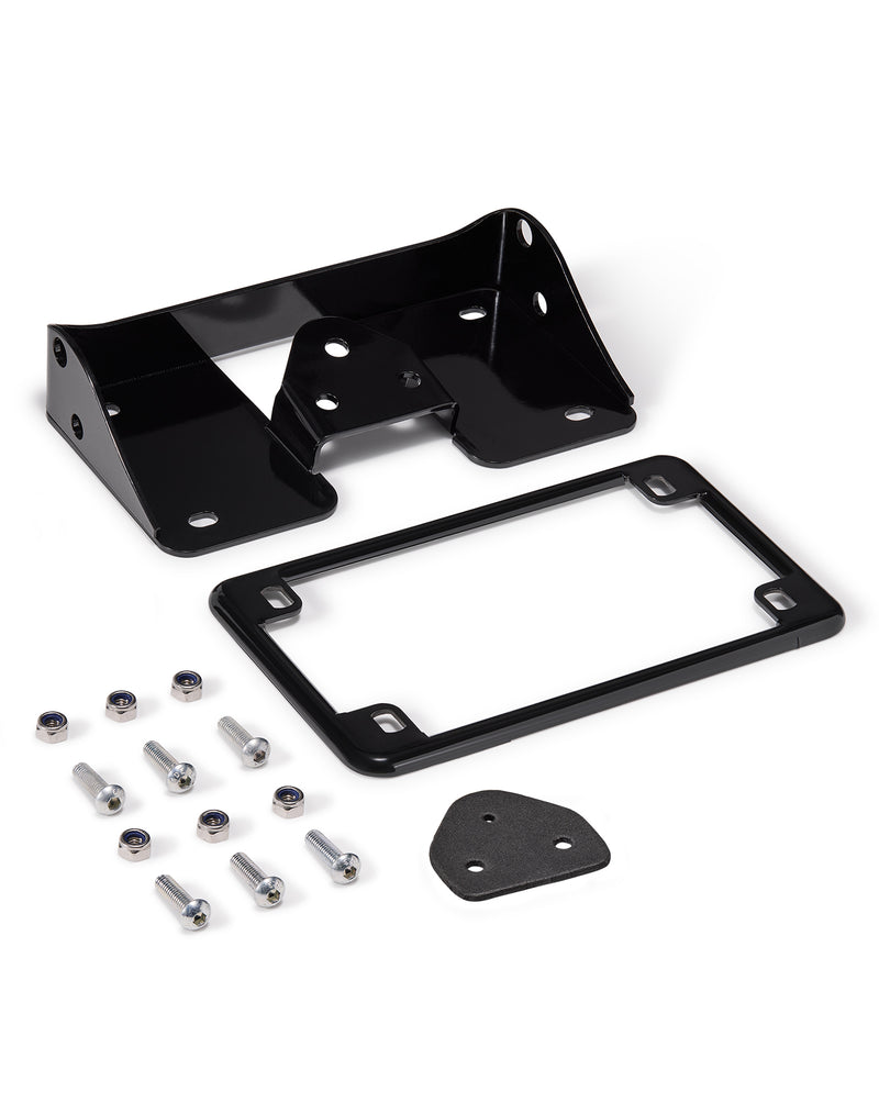 Harley Softail Fat Boy Turn Signal Relocation Kit Black - Viking Bags