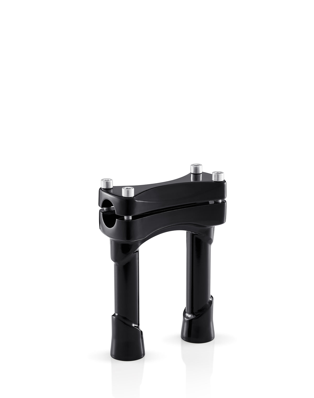 Viking Warlock Gloss Black 6-inch Dyna Street Bob FXDB/I Motorcycle Risers