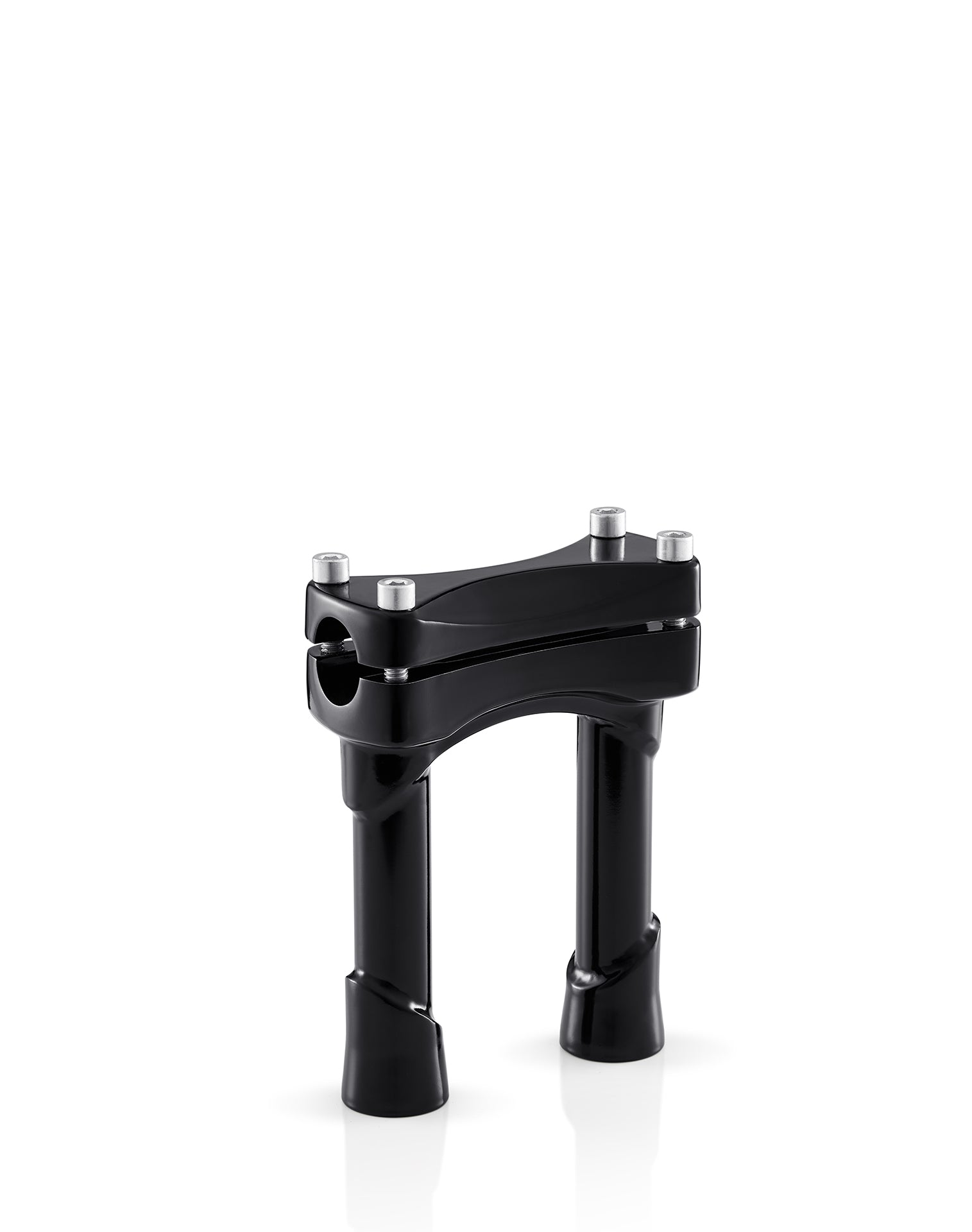 Viking Warlock Gloss Black 6-inch Dyna Super Glide FXD/I Motorcycle Risers