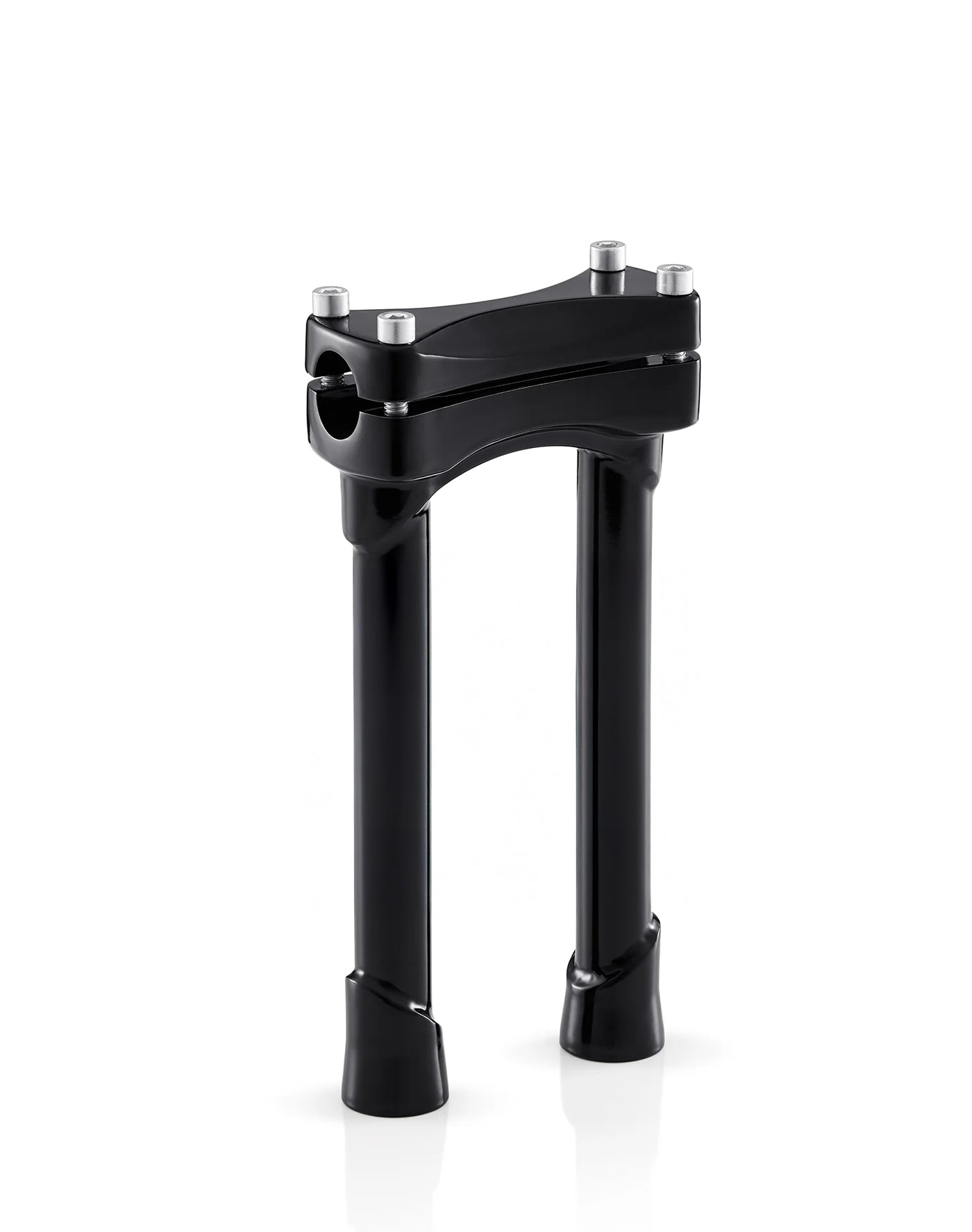 Viking Warlock Gloss Black 10" Dyna Super Glide Custom Motorcycle Risers