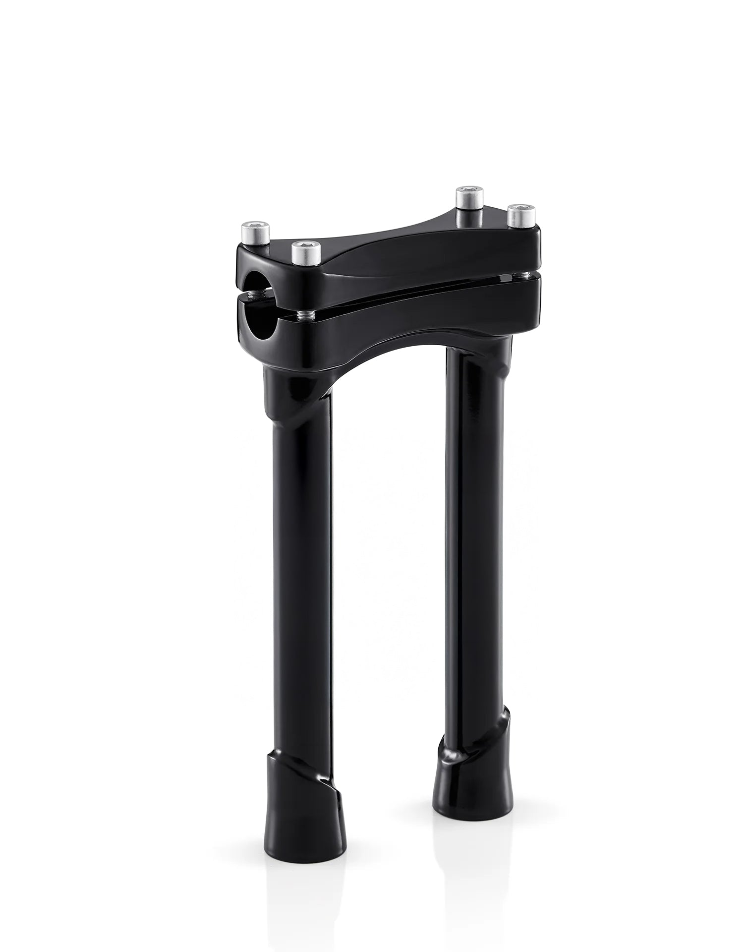 Viking Warlock Gloss Black 10-inch Dyna Super Glide Motorcycle Bar Risers