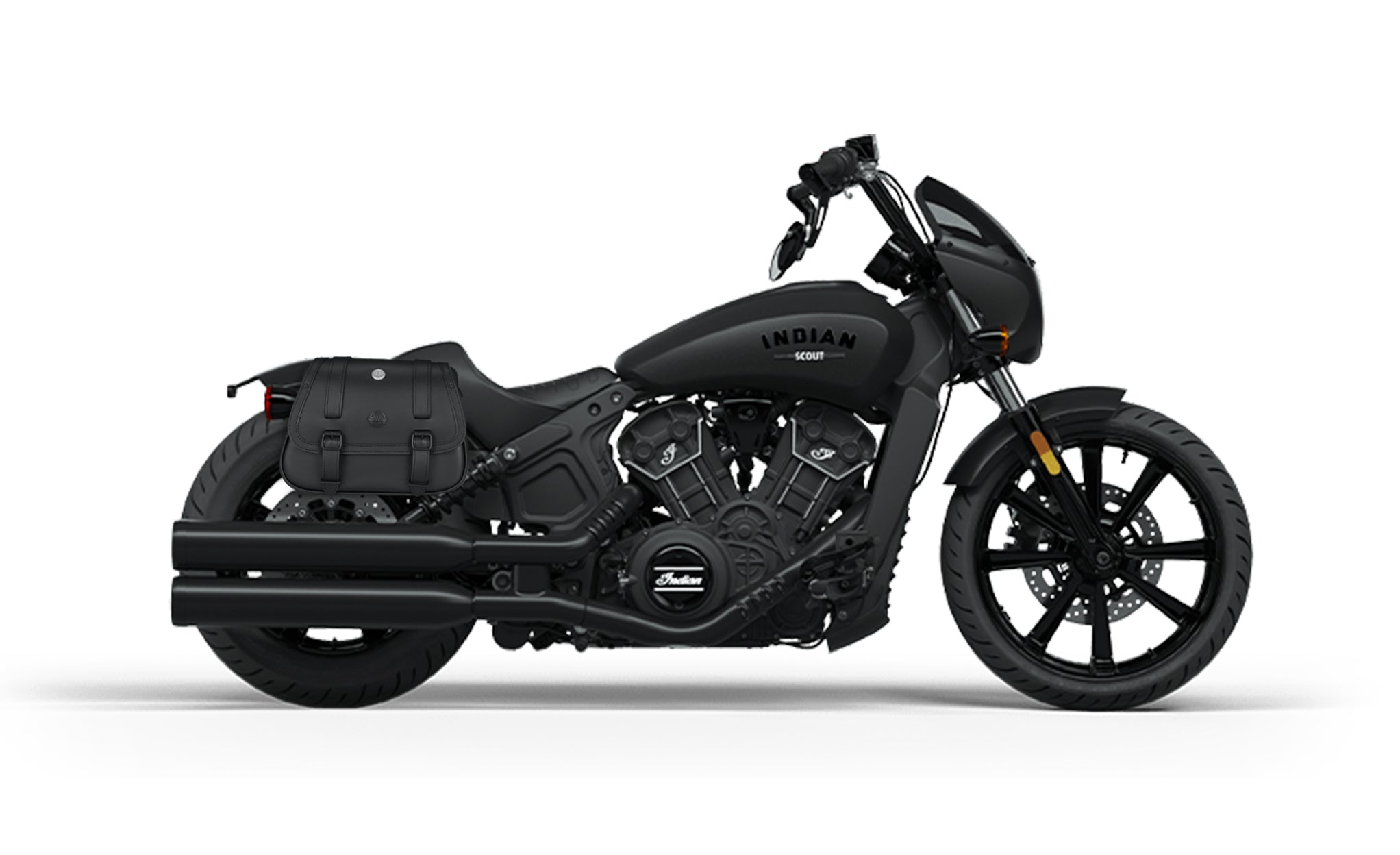 Indian Scout Rogue Saddlebags. Indian Rogue Saddlebags - VikingBags