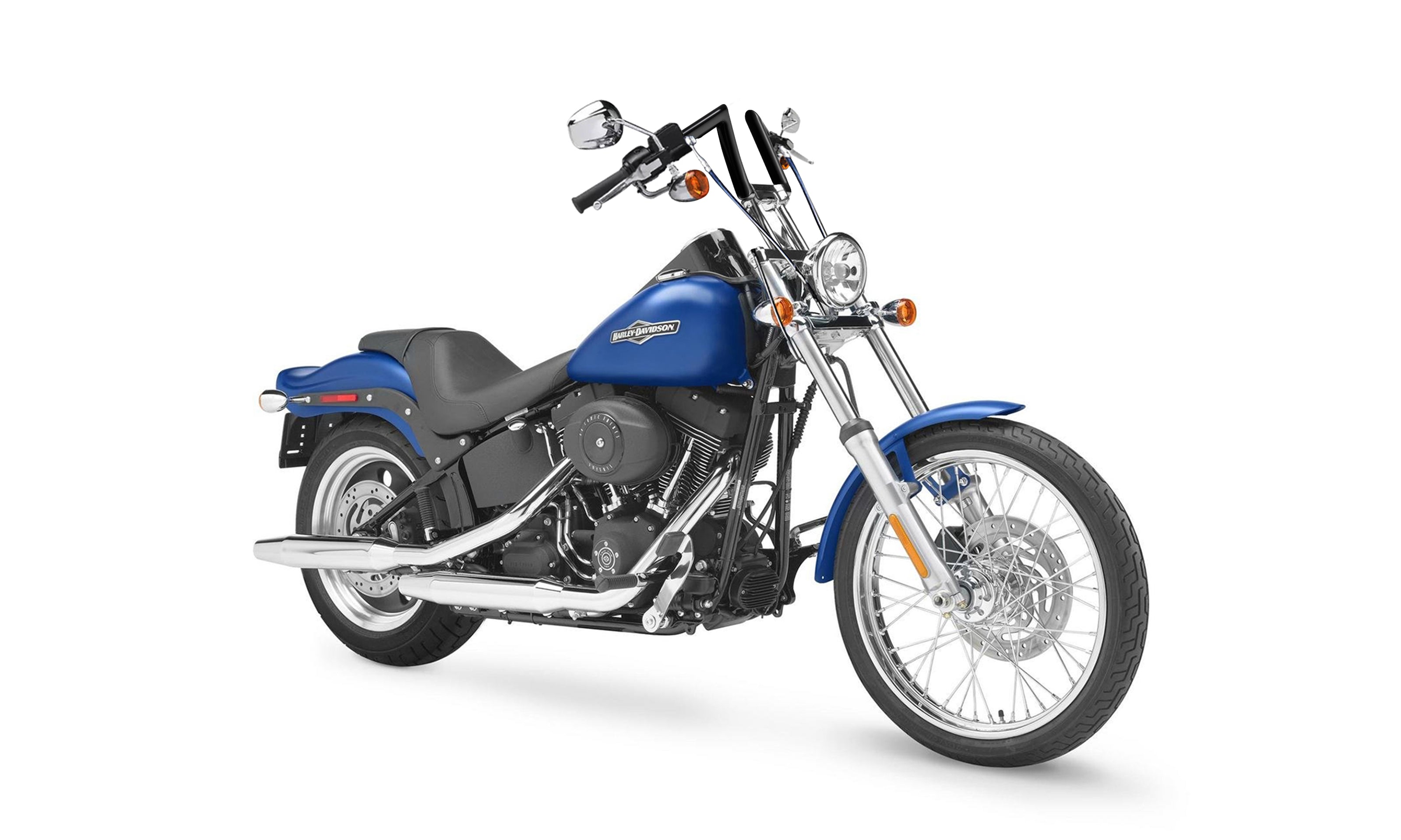 Viking Iron Born Z Gloss Black Harley Dyna Low Rider FXDL Motorcycle ...