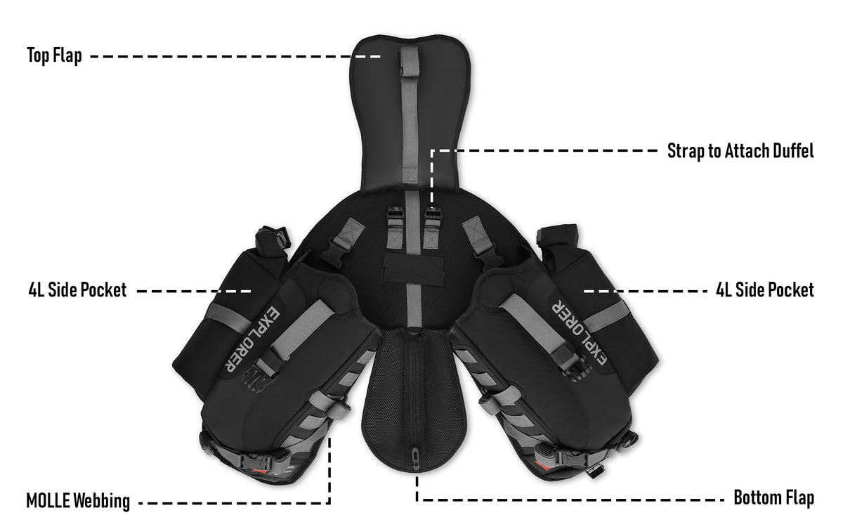 Viking Odyssey 40L ADV Touring Motorcycle Luggage System - VikingBags