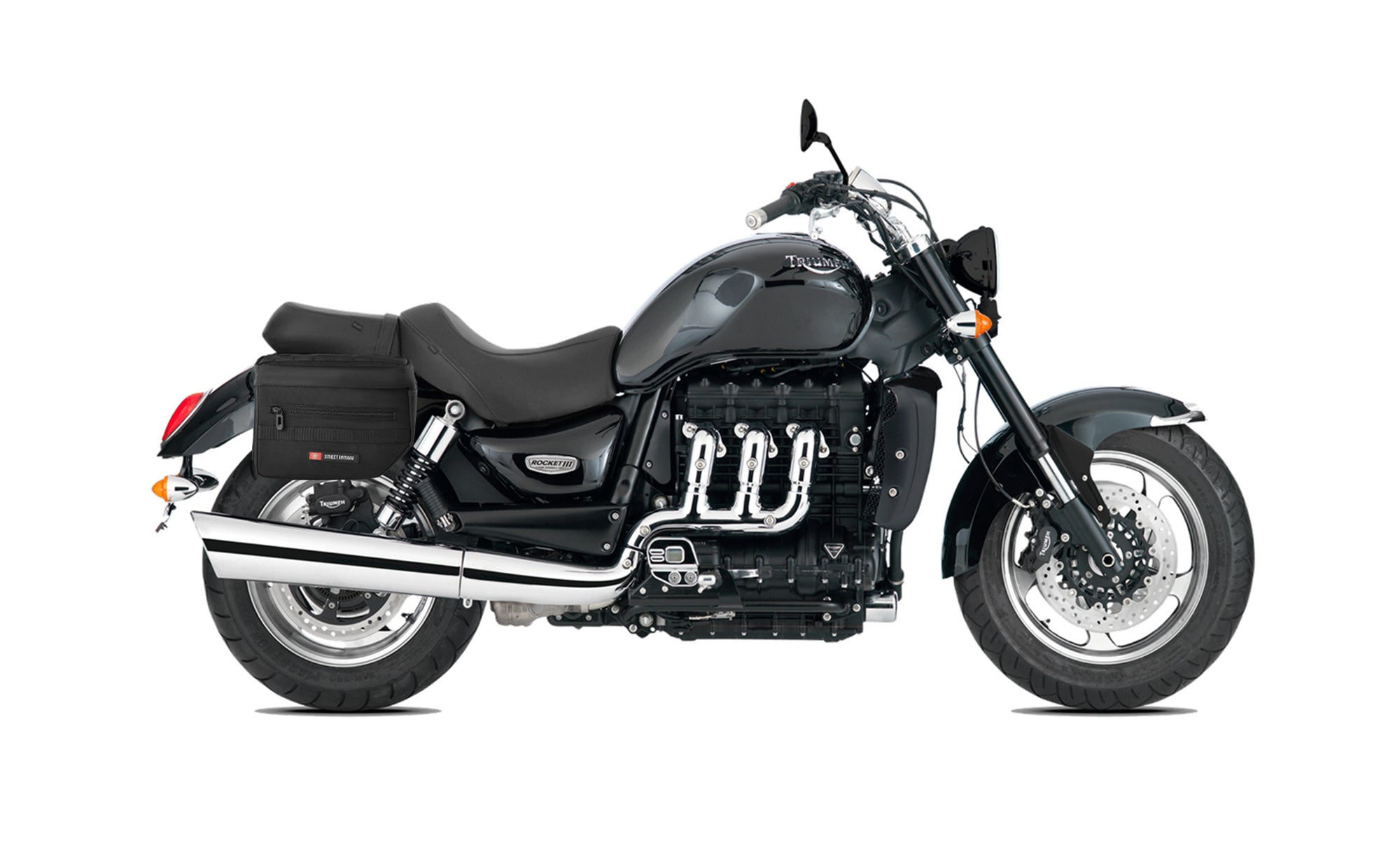 Viking 8L Patriot Small Triumph Rocket III Roadster Throw Over Saddlebags
