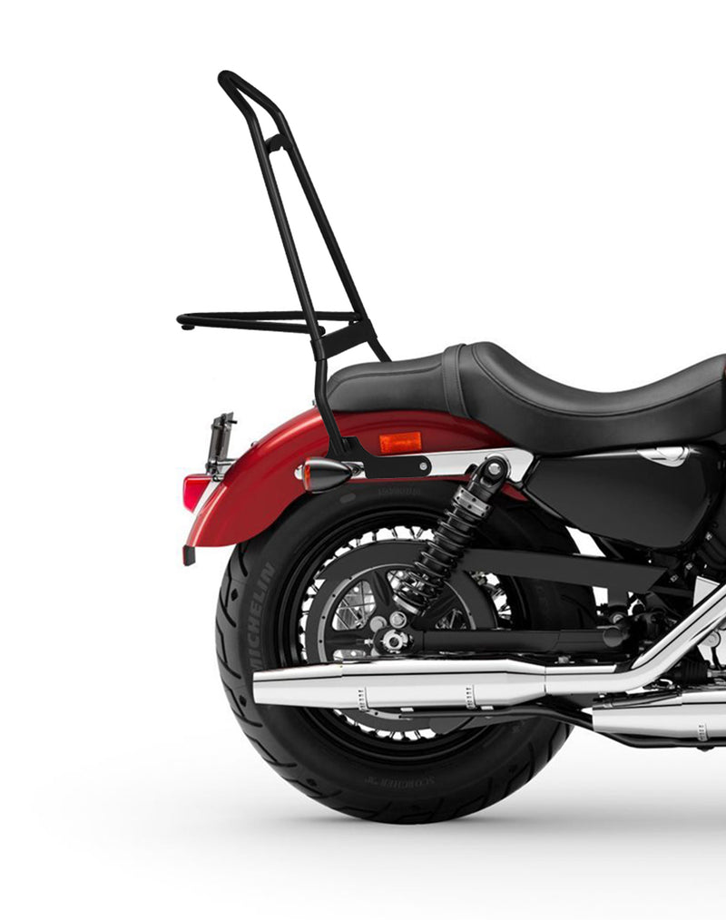 Viking Iron Born Blade 25" Sissy Bar with Foldable Luggage Rack for ...